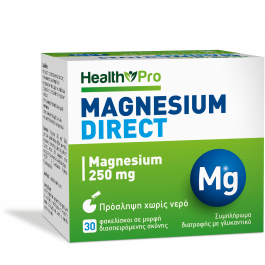 BestPharmacy.gr - Health Pro Magnesium Direct 250mg 30φακελάκια Μαγνήσιο